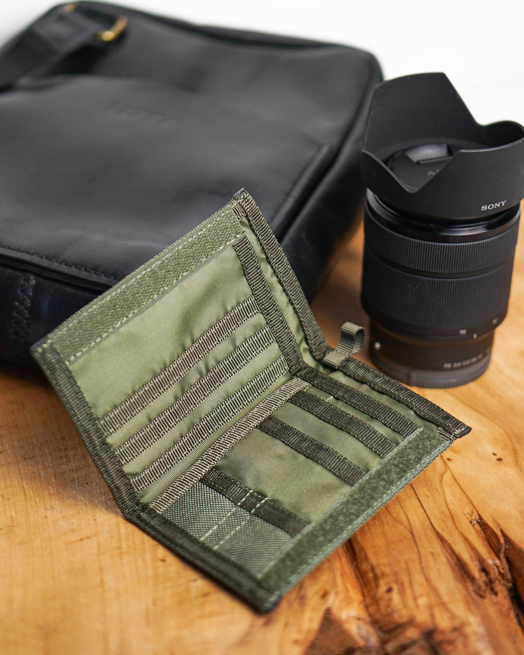 Chameleon Velcro Trifold and Bifold Mens Wallet